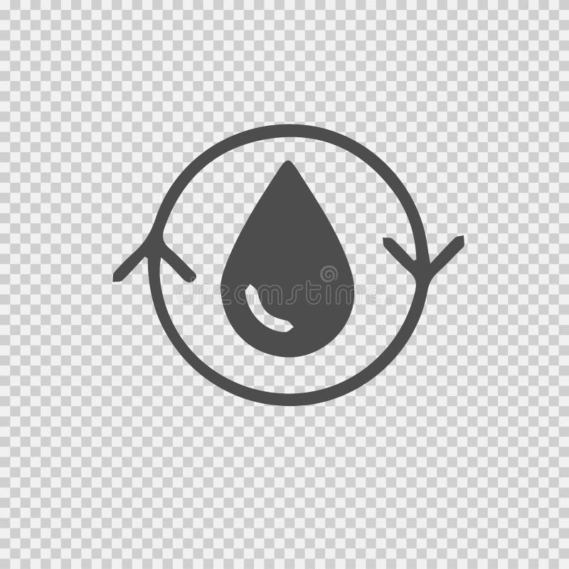 Water Cycle Symbol. Vector Icon Eps 10 Stock Vector - Illustration of ...