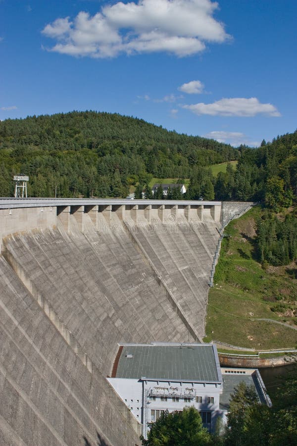 Energy Dam on Lake stock image. Image of industry, river - 6878969