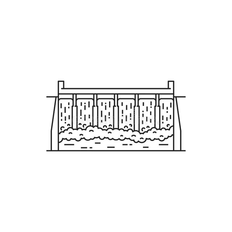 Water Barrier Dam Stock Illustrations – 234 Water Barrier Dam Stock ...