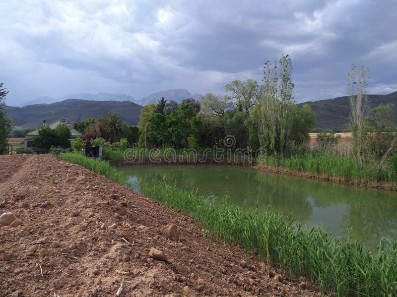 Dam stock image. Image of water, africa, south, rust - 110949673