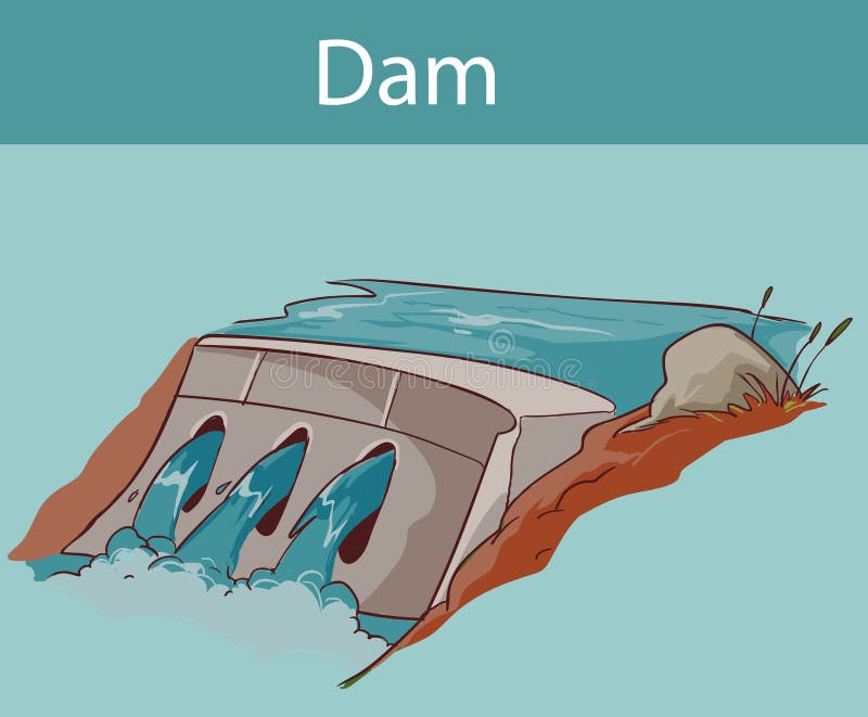 Cartoon River Dam Stock Illustrations – 395 Cartoon River Dam Stock ...