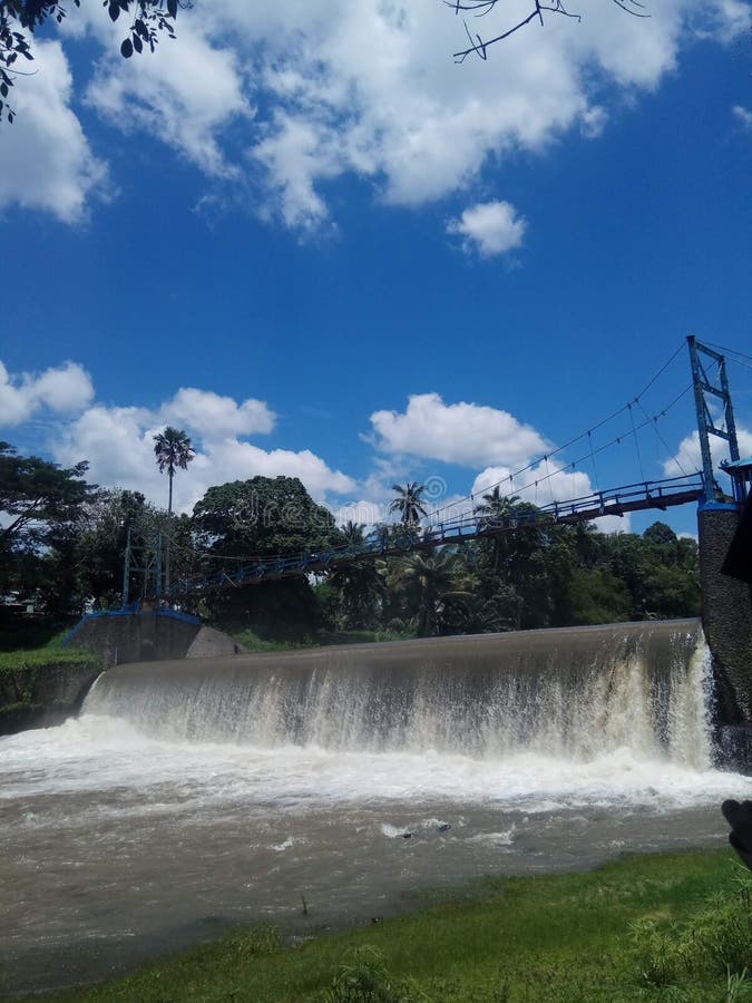 Water Dam South Sumatera in Indonesia Stock Photo - Image of south ...