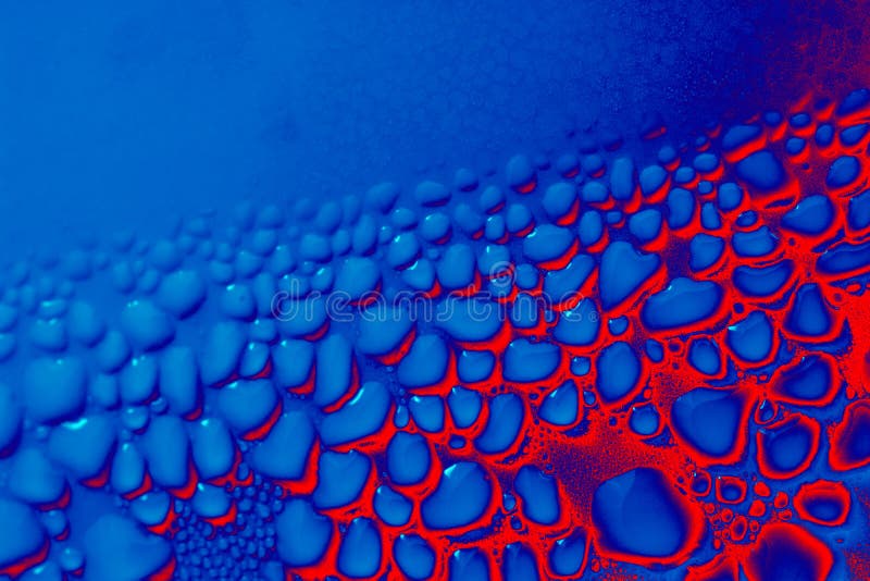 Water Damp Moisture Condensation on a Surface Stock Image - Image of ...