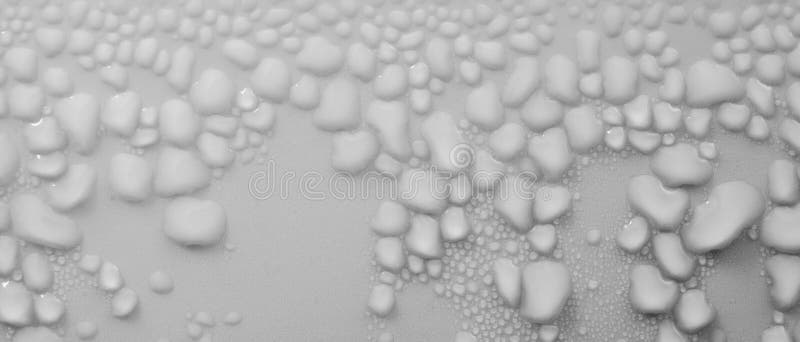 Water Damp Moisture Condensation on a Surface Stock Image - Image of ...