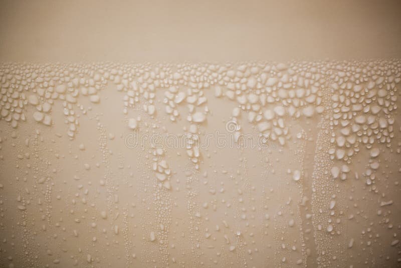 Water Damp Moisture Condensation on a Surface Stock Photo - Image of ...