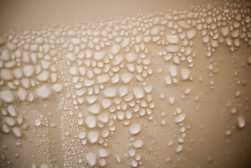 Water Damp Moisture Condensation on a Surface Stock Photo - Image of ...