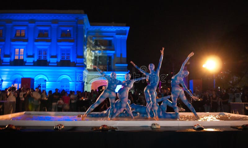 Water Dance editorial image. Image of arts, high, arms - 9872550