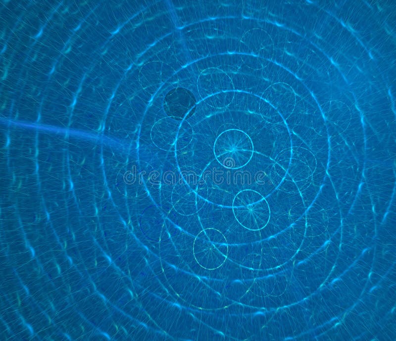 Water Dance. Fractal Background Stock Illustration - Illustration of ...