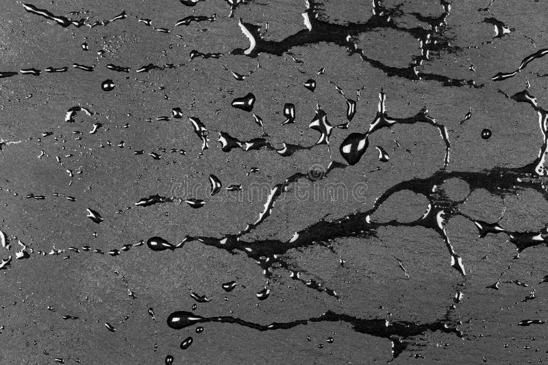 Water on Dark Flat Stone Surface Stock Illustration - Illustration of ...