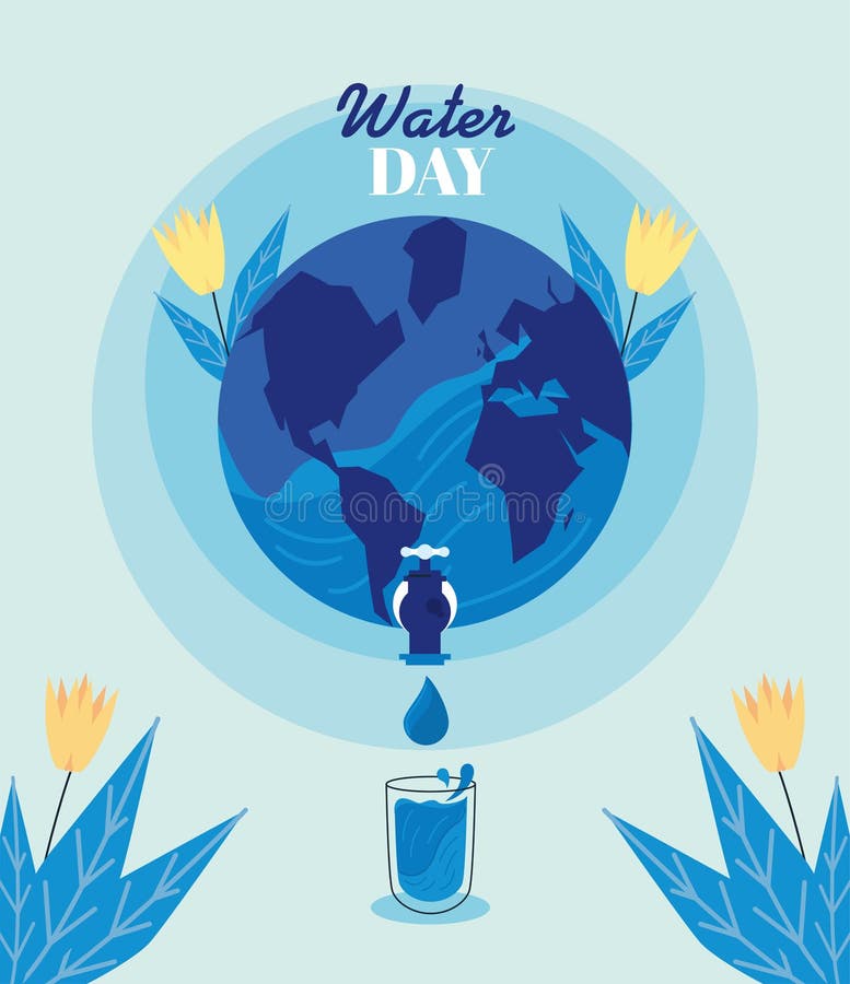 Water day campaign stock vector. Illustration of campaign - 242206343