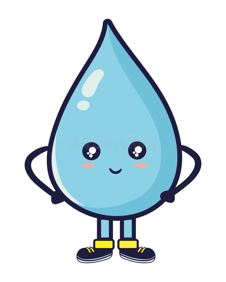 Water day character happy stock illustration. Illustration of mascot ...