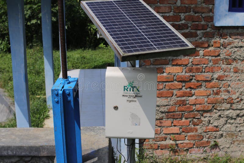 Water Debit Sensor with Solar Panel System at Batukarut Lake (Situ ...