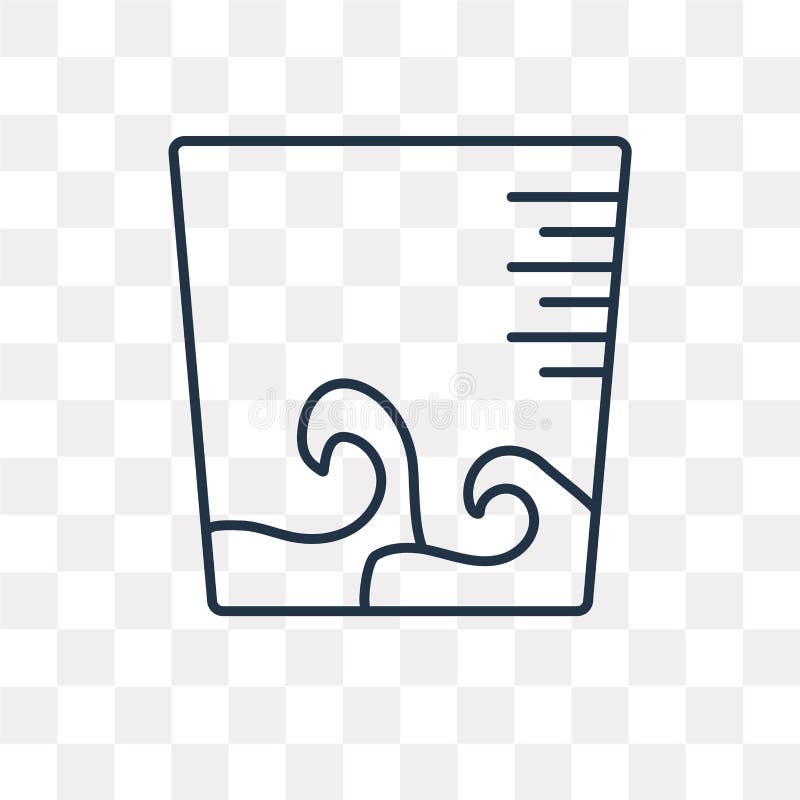 Water Deep Measuring Vector Icon Isolated on Transparent Background ...