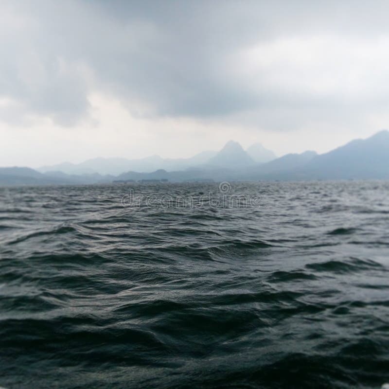 Water is always Deeper Than it Reflects. Stock Image - Image of ...