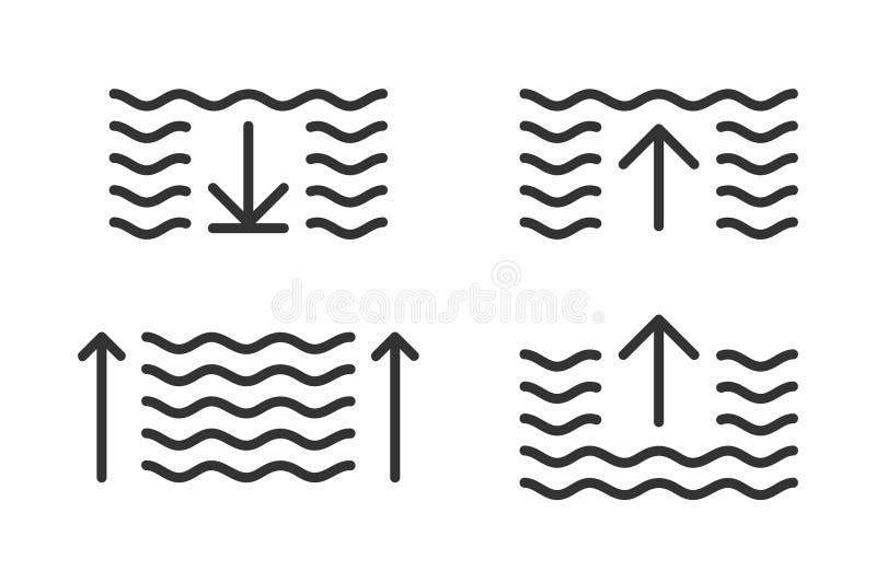High Tide Symbol Stock Illustrations – 449 High Tide Symbol Stock ...