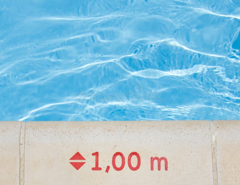 Water Depth stock image. Image of riverside, notice, warning - 209067