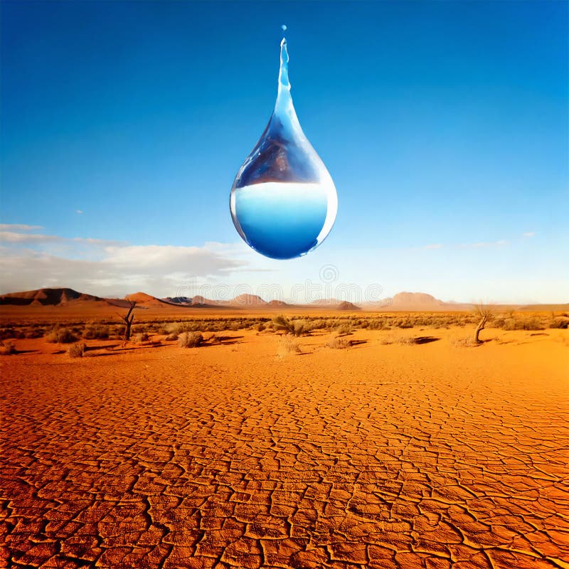 Water and desert stock illustration. Illustration of sunny - 347134368