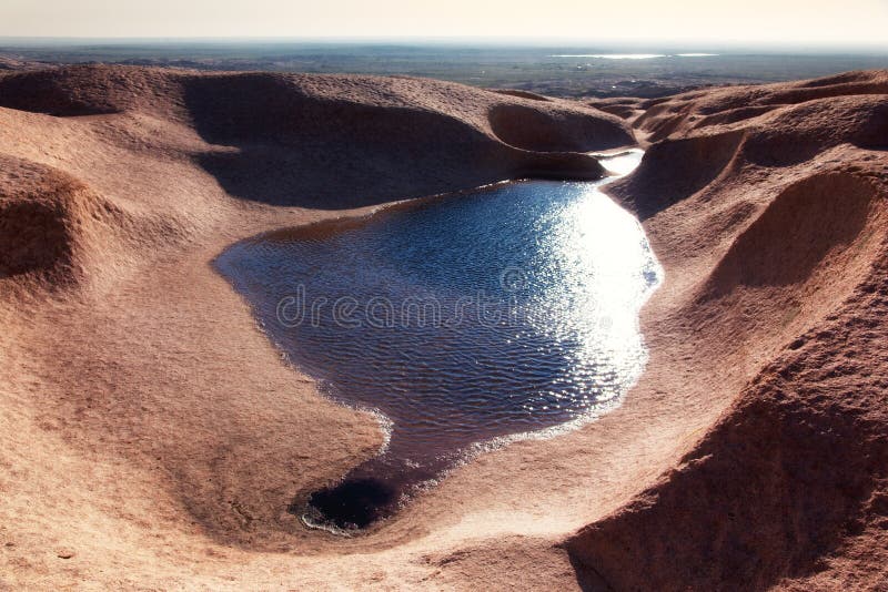 Water in desert mountains stock image. Image of mountains - 14437019