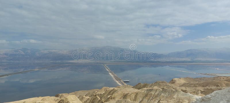 Water desert reflection stock image. Image of lake, snow - 254519581