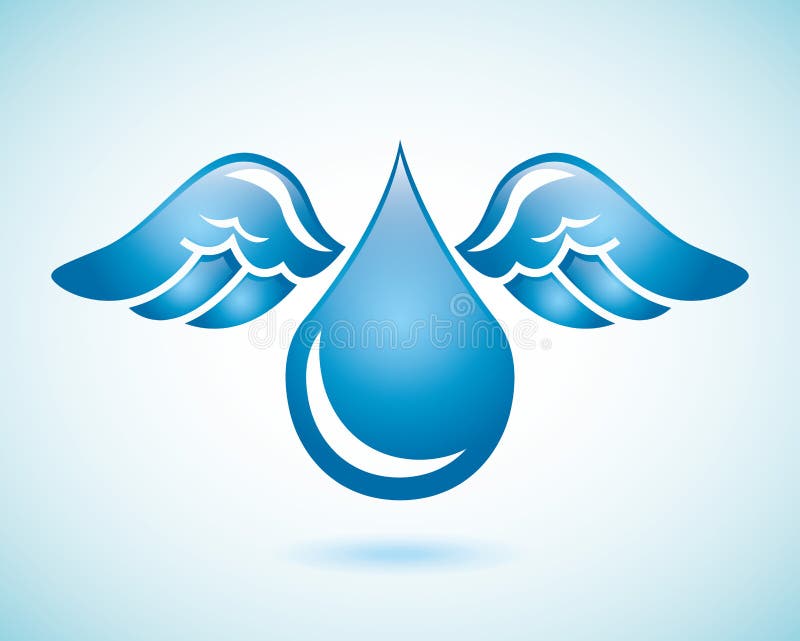 Water design stock vector. Illustration of flight, drop - 36966439