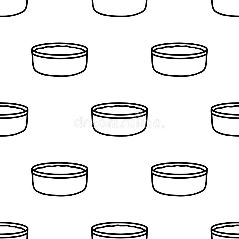 Water Dipper Cartoon Doodle Seamless Pattern, Vector. Stock Vector ...