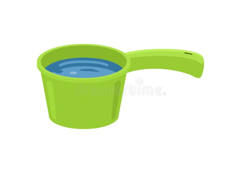 Water Dipper. Simple Flat Illustration. Stock Vector - Illustration of ...