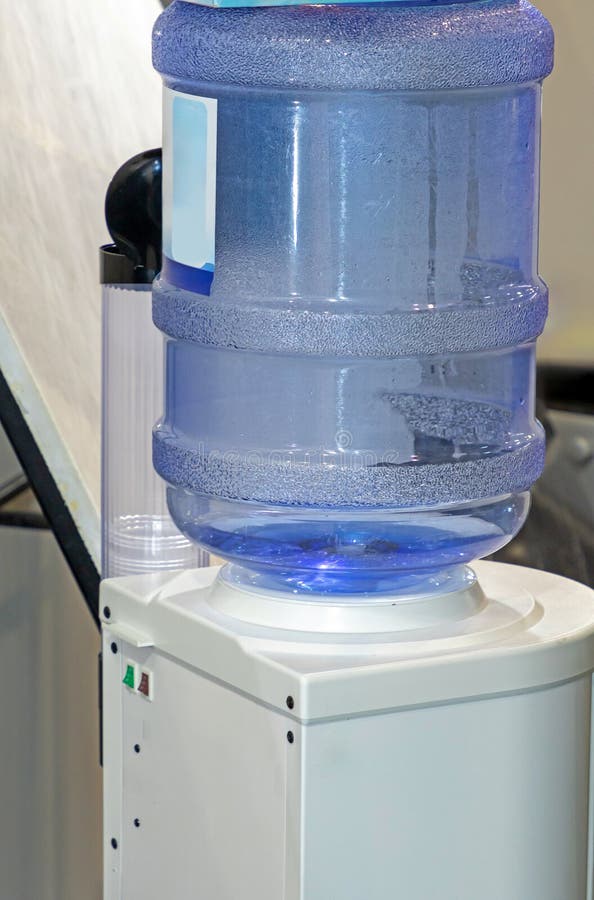 Water Dispenser in Office Interior Stock Image - Image of watercooler ...