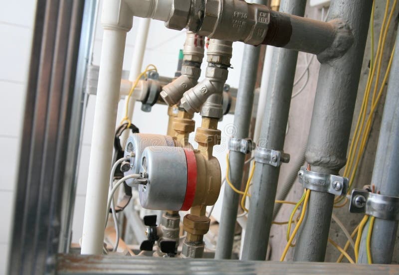 Water distribution system stock photo. Image of connection - 11677546