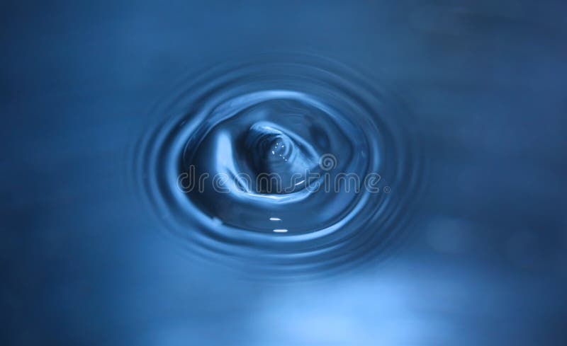 Water Disturbance stock photo. Image of cold, drop, ripple - 7624950