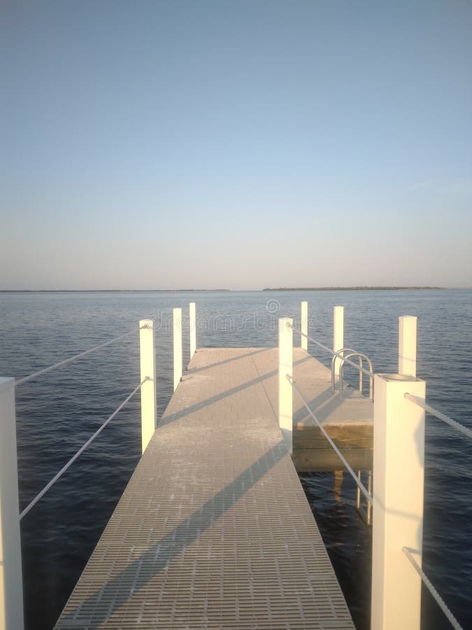 Water and dock stock image. Image of coast, dock, walkway - 285206121