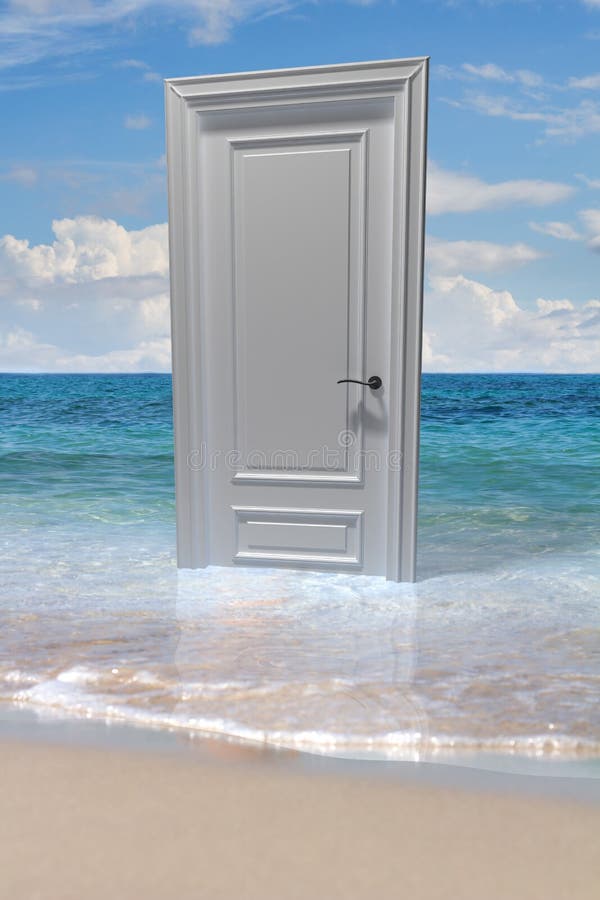 Water door stock illustration. Illustration of explore - 60977388