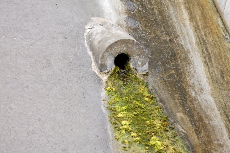 Water drain stock image. Image of pipe, water, flow, seep - 12961975