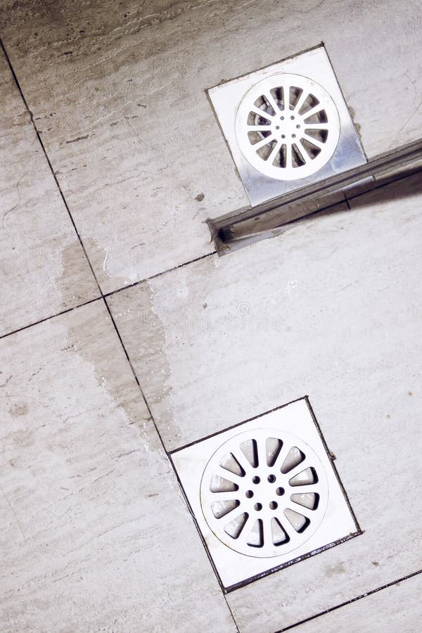 Water drain stock photo. Image of puddle, metallic, water - 32673088