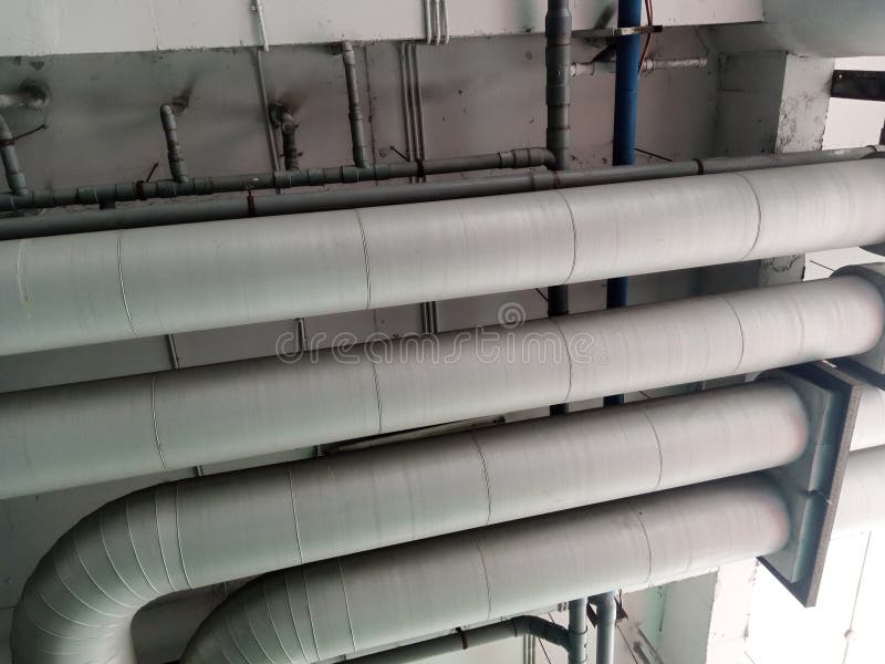 Water Drain Pipe on the Building Wall Stock Image - Image of building ...