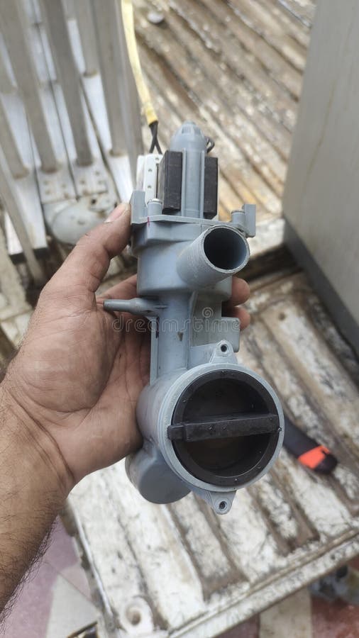 Water Drain Pump for Haam Automatic Washing Machine Stock Image - Image ...