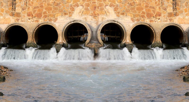 Water from drains. stock image. Image of drain, nature - 49749671