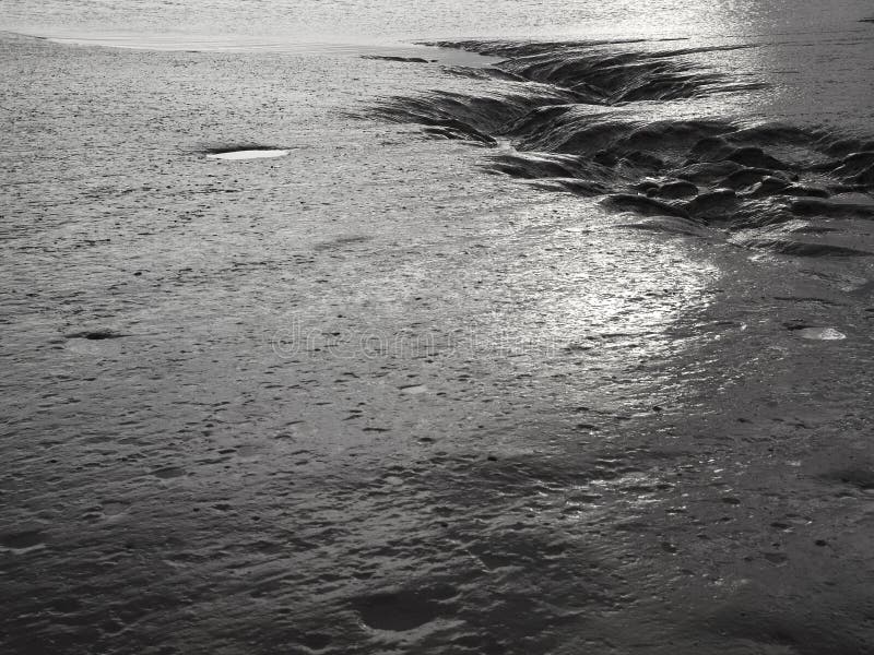 Water drenched mud flats stock image. Image of flats - 142260579