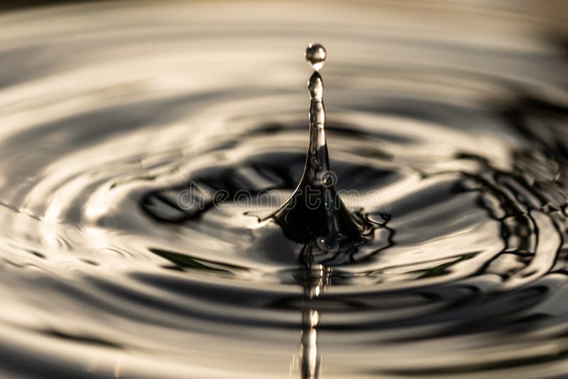 Water drip close macro stock image. Image of drip, color - 143259581