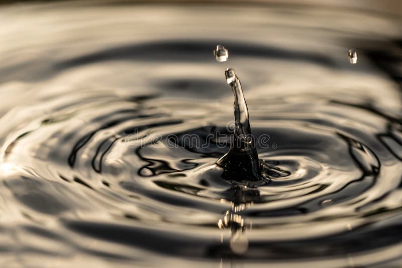 Water drip close macro stock photo. Image of freshness - 143266086