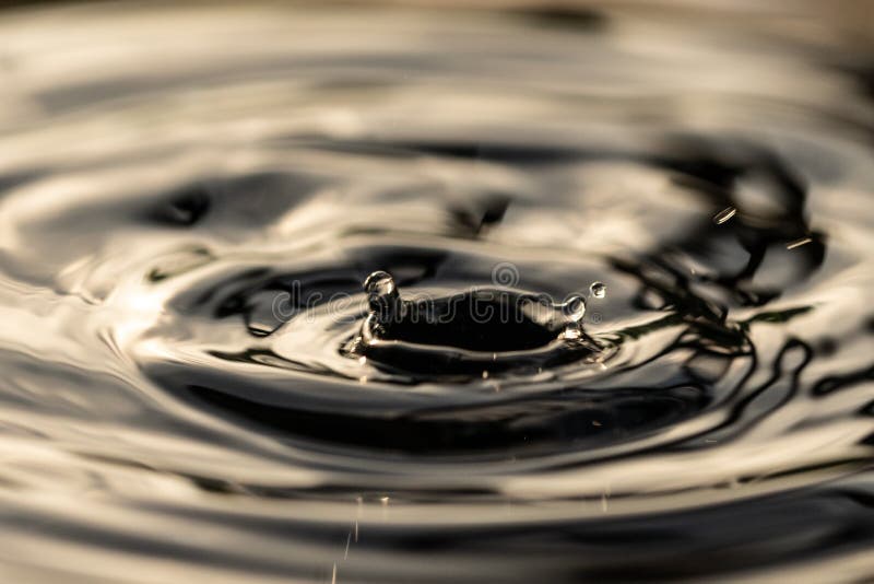 Water drip close macro stock photo. Image of purity - 143269878