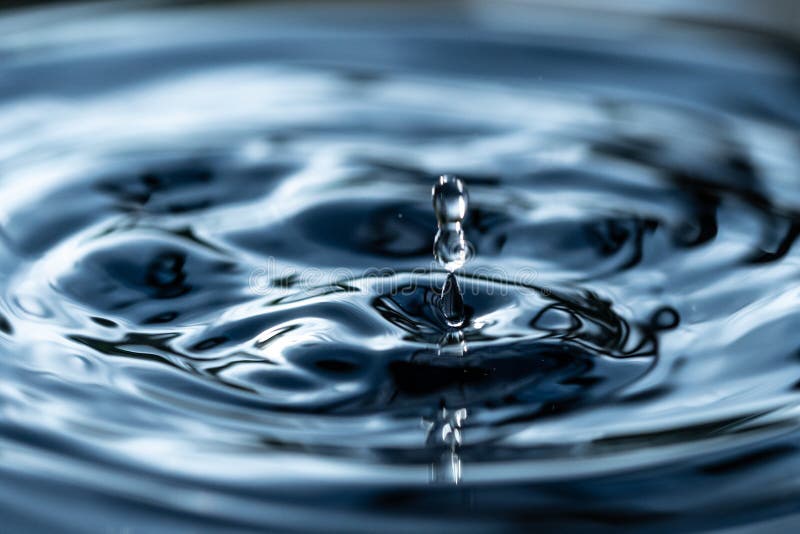 Water drip close macro stock image. Image of falling - 143270561
