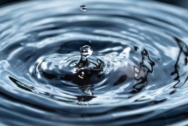 Water drip close macro stock image. Image of color, circle - 143276955