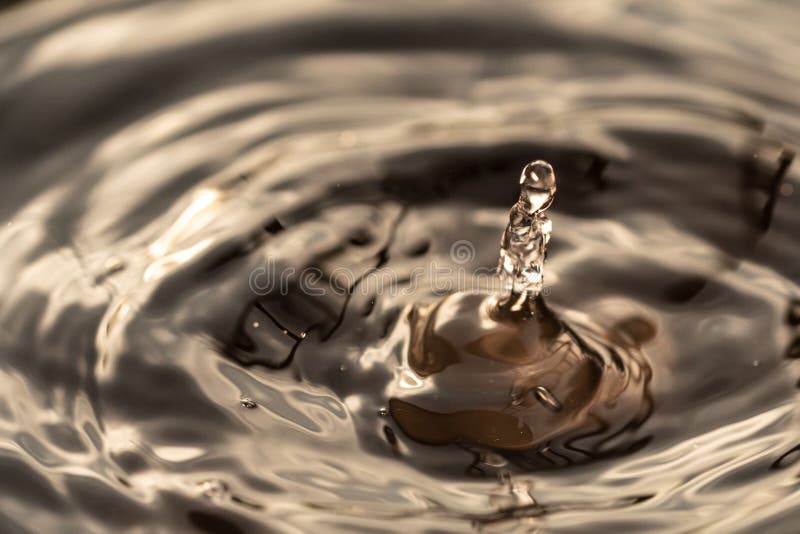 Water drip close macro stock photo. Image of beauty - 143289434