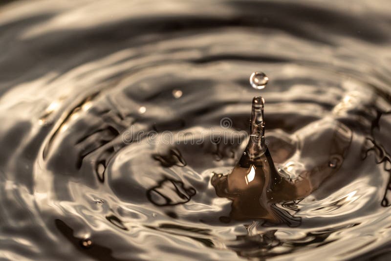 Water drip close macro stock image. Image of falling - 143289895
