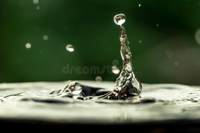 Water drip close macro stock image. Image of falling - 143289895