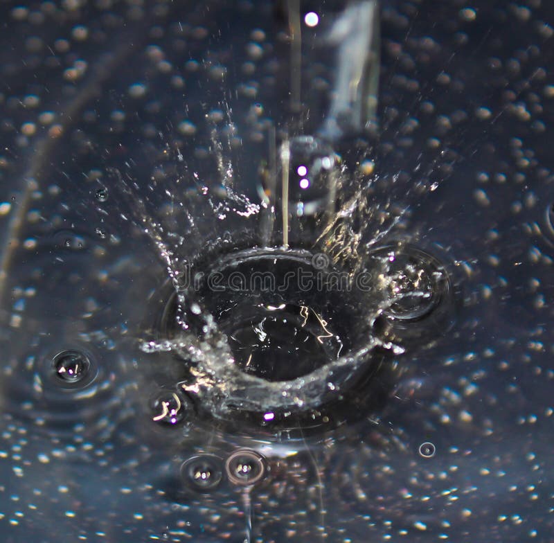 Water Drip Splash on Water. Stock Photo - Image of clean, purity: 16574780