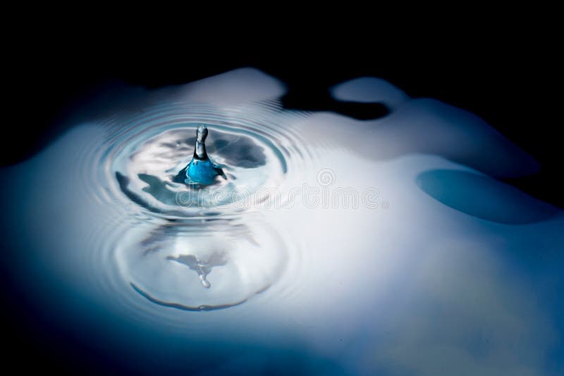 Water drip. stock image. Image of peace, shot, smooth - 148516193