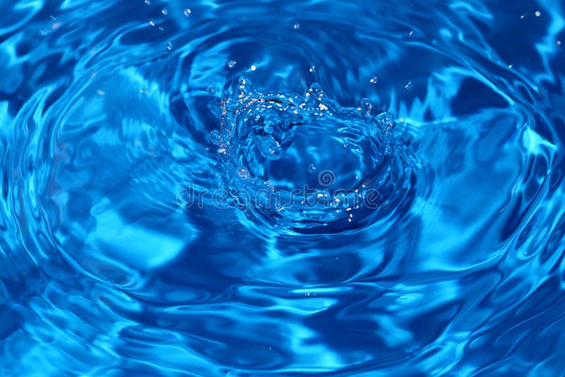 Water Dripping or Water Ripples in a Pond. Stock Image - Image of fresh ...
