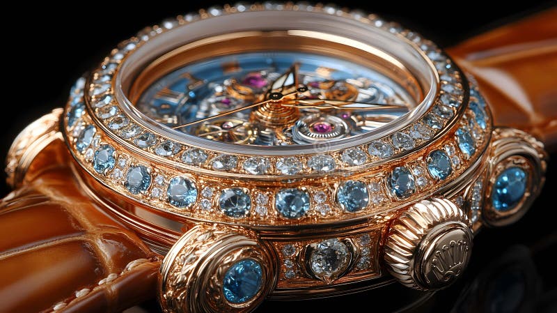 Water is Dripping into the Watch Glass. a Charming Scene Stock ...