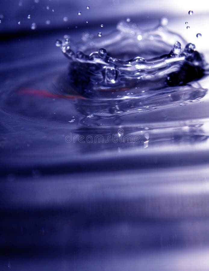 Bubble on spring in water stock image. Image of chill, crystal - 272553